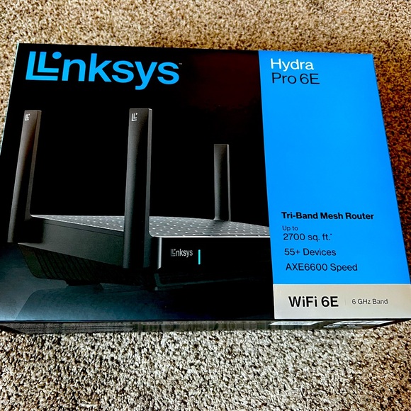 Linksys | Networking | Linksys Hydra Pro Mesh Wifi 6e Router Mr750 ...